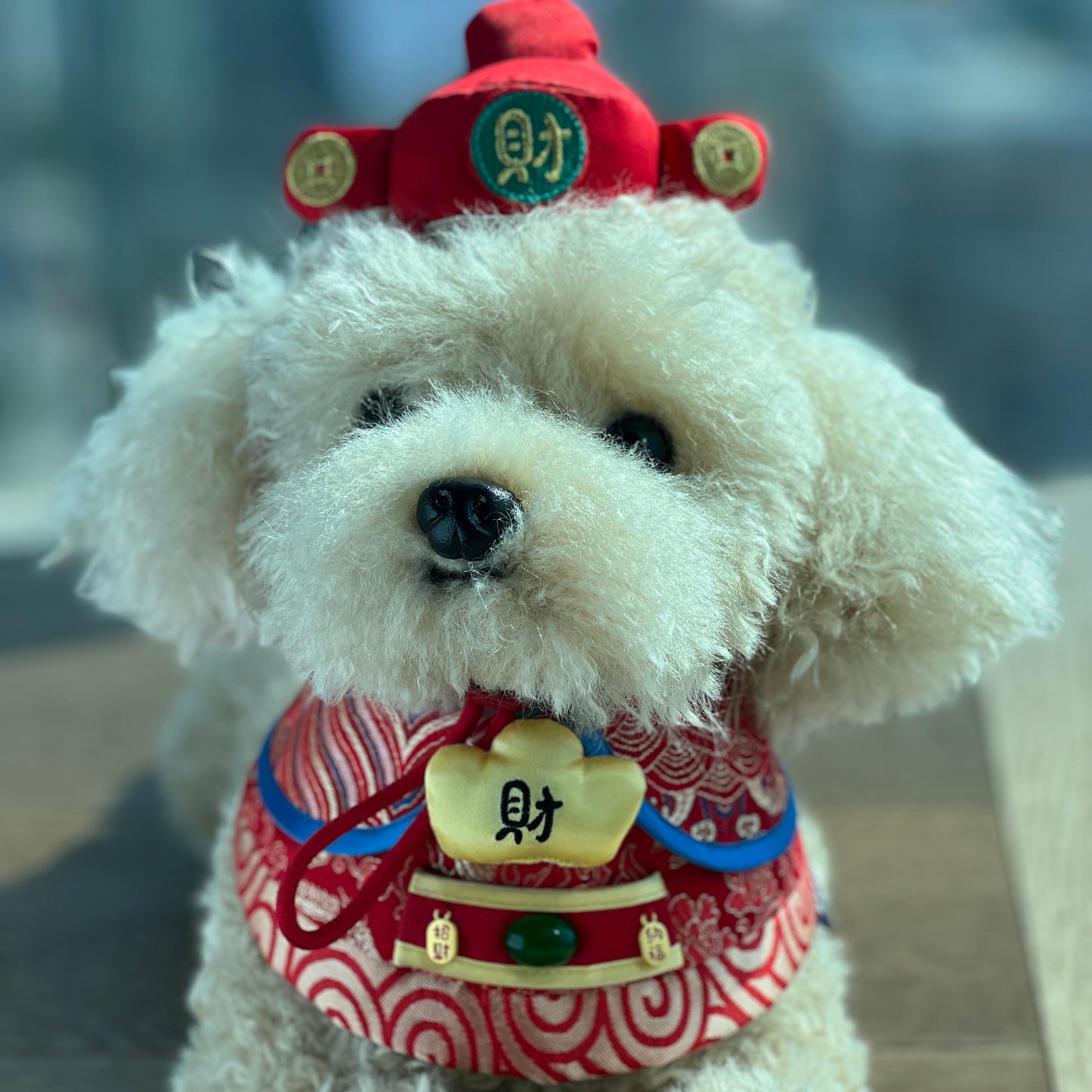 MOMOJI God of Wealth 財神 (Maroon Red) | LNY Hat + Neckwear Set – Bliss ...